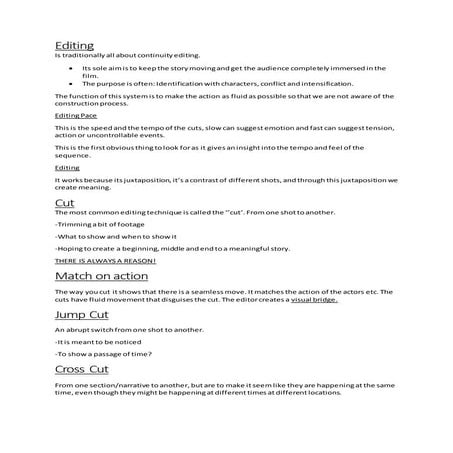 Editing Introduction | PPTX