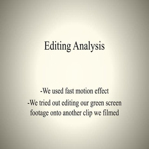 Editing analysis | PPTX