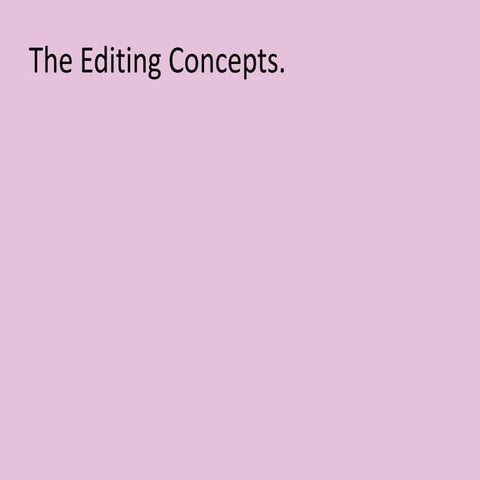 Editing concepts | PPTX