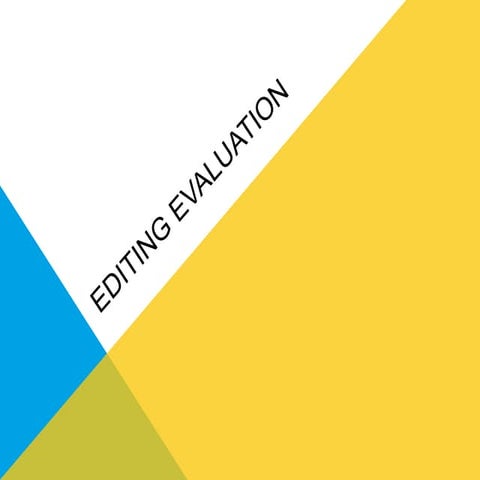Editing evaluation | PPTX