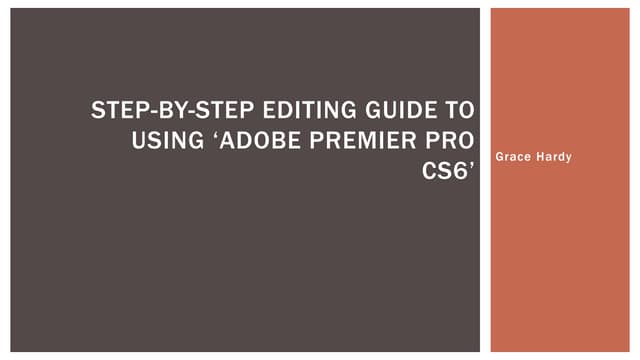 adobe premiere pro.ppt