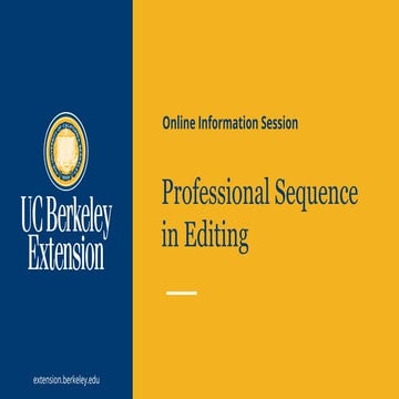 Professional Sequence in Editing | PPT