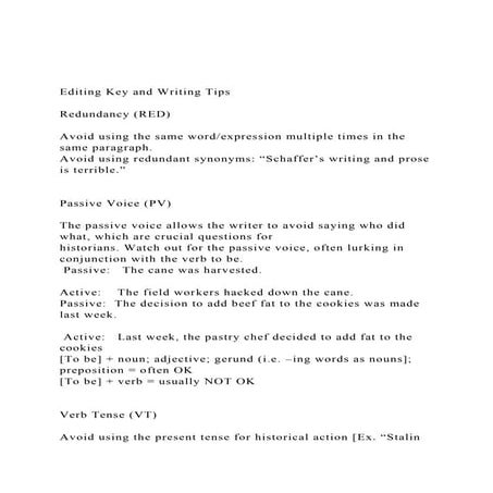 Editing Key and Writing Tips Redundancy (RED) Avoid u.docx
