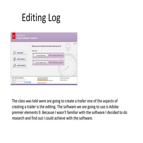 Editing log | PPT