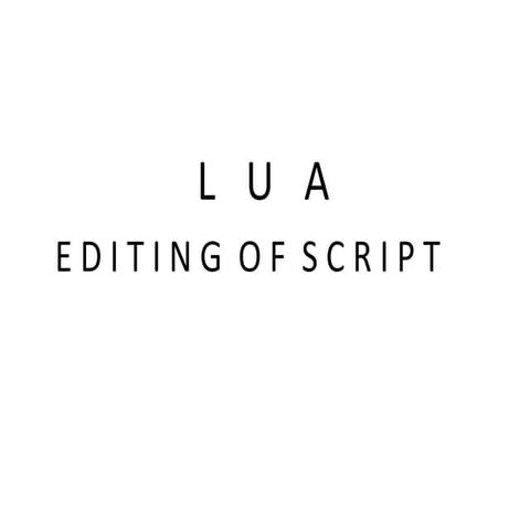 Editing of script | PPTX | Programming Languages | Computing