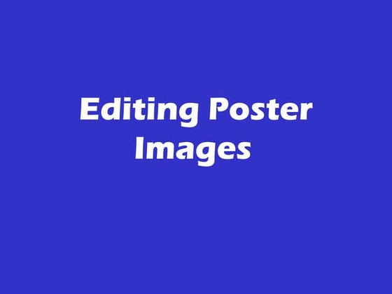 Initial poster planning | PPT