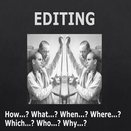 Editing Presentation | PDF