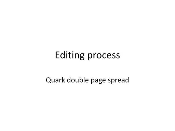 Editing process powerpoint | PPTX