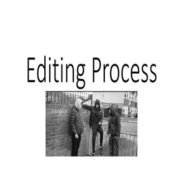 Editing process | PPT