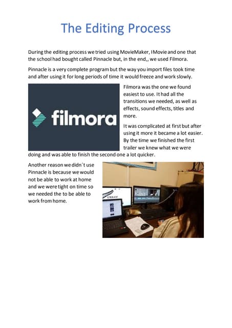 Differences between a film opening and a trailer | PPT