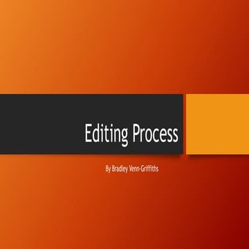 Editing process | PPTX