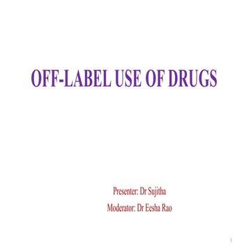 edit offlabeluse When a drug is used in a way that is different from ...