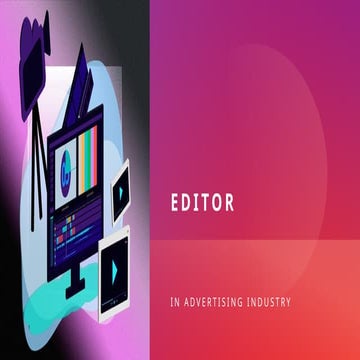 editor animation. - in the advertising i | PPTX