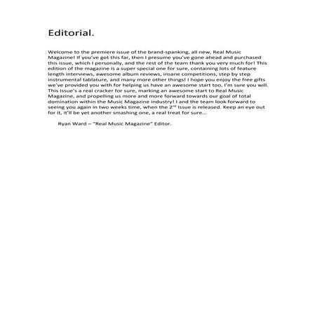 Editorial Draft. | PDF