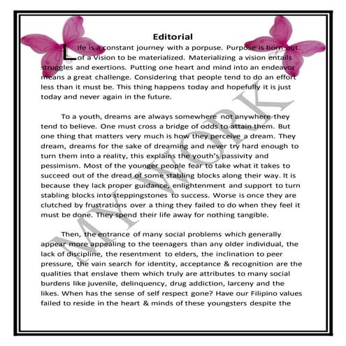 Sample Editorial | PDF