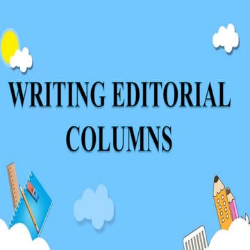 Editorial-columns.pptx hahahahahahahhaah | PPTX | Humor and Satire ...