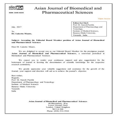 Editorial acceptance letter luisett m 2017 asian journal of biomedical ...