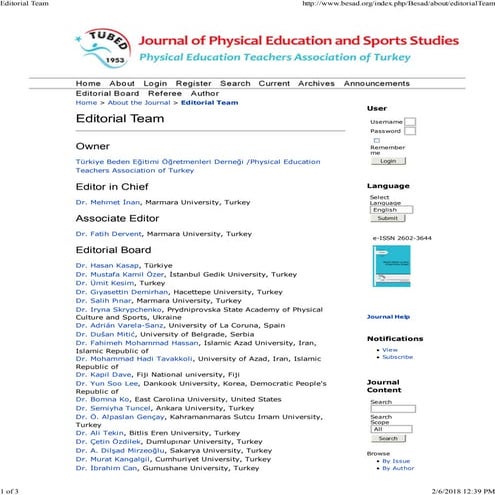 Editorial board | PDF