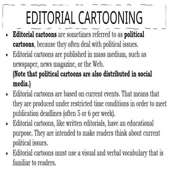 Editorial Cartooning Editorial Cartooning | PPTX