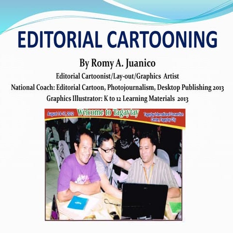 Journalism Editorial Cartooning Elementary Pptx