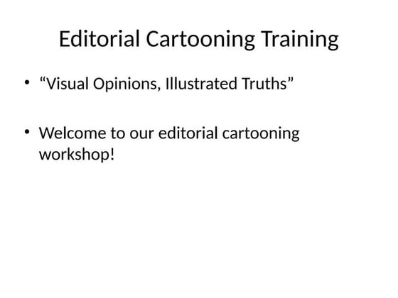 Editorial_Cartooning_Training1- 2025-2026 | PPTX