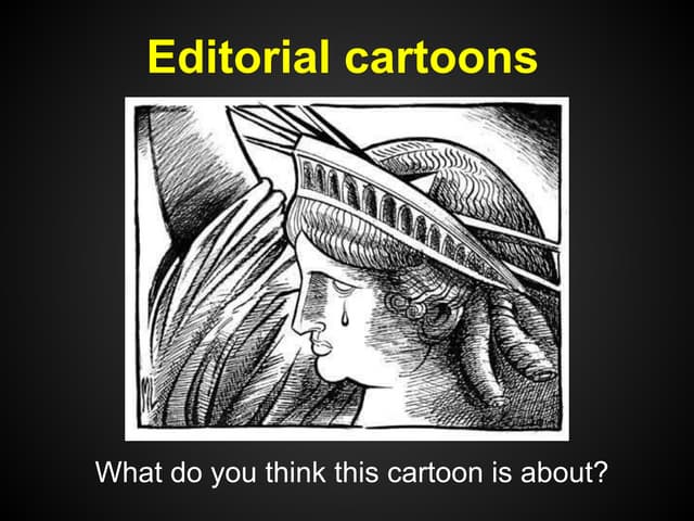 Grade 8- EDITORIAL CARTOONING sample for Journalism | PPTX