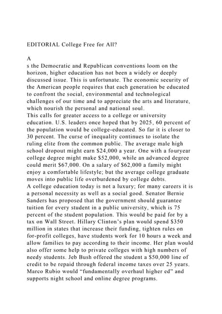 Creating Opportunities and Access for Every Student in North Carolina | PDF