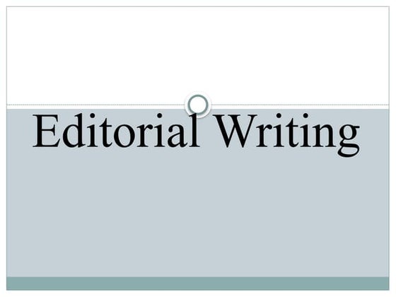 Editorial-Writing-English and Filipino.pdf | Publishing Industry ...