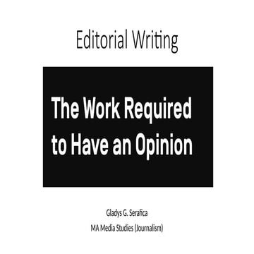 EDITORIAL WRITING Powerpoint Presentation | PPTX