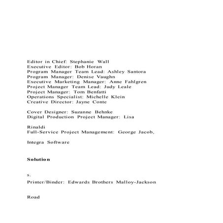 Editor in Chief Stephanie Wall Executive Editor Bo | DOCX