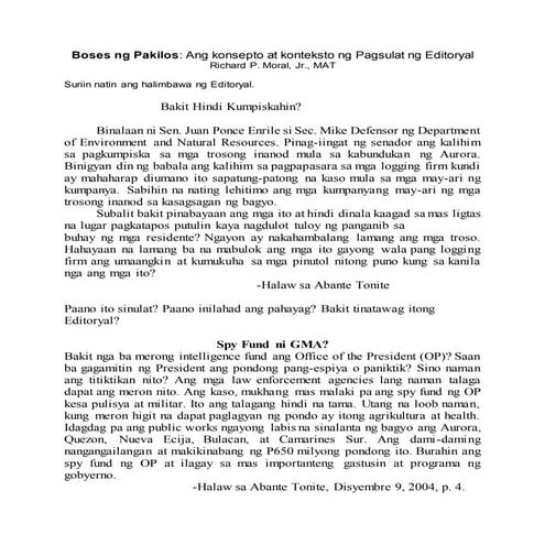 Halimbawa ng mga Lathalain 2 | DOCX