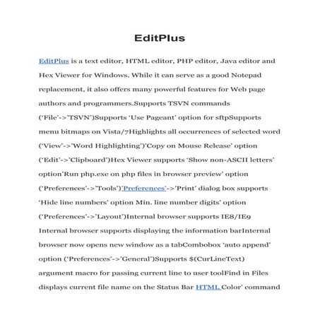 EditPlus | PDF