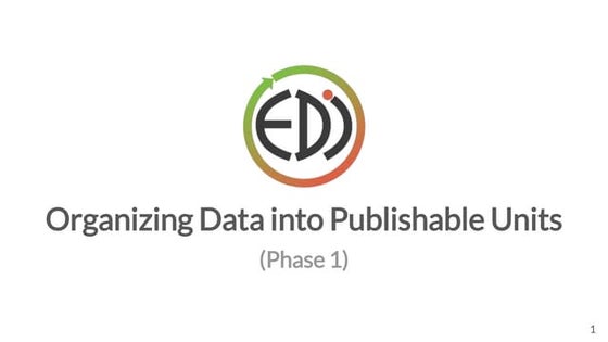 EDI Training Module 2: EDI Project | PPTX | Environmental Services ...