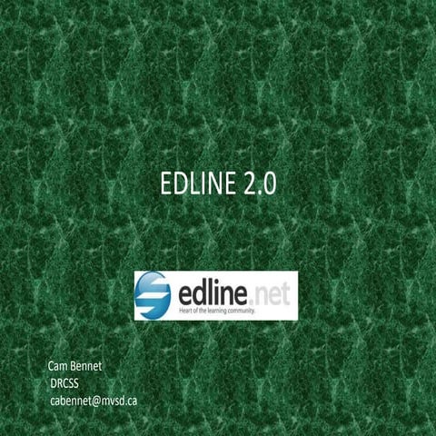 Edline 2 0 Presentation | PPTX