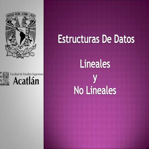 Unidad 3 estructuras lineales | PPTX