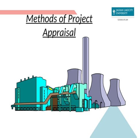 Ed Methods Of Project Appraisal Ppt