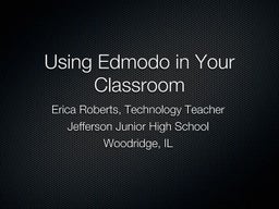 EDMODO - A Student Quick-Start Guide | PPT