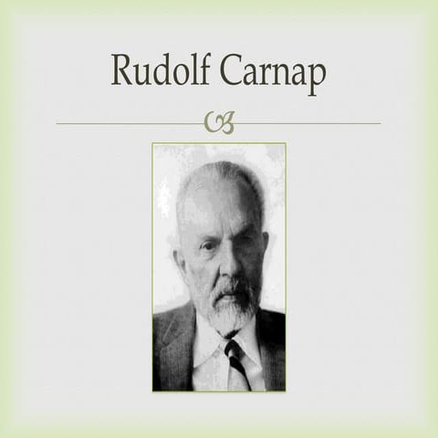 Rudolf Carnap | ODP