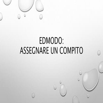 Edmodo - il compito | PPTX