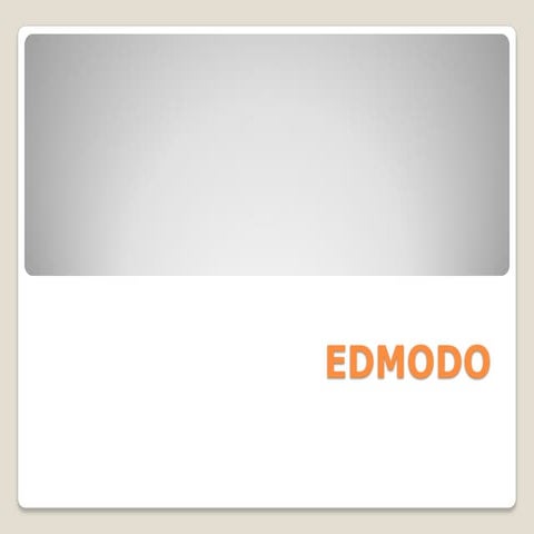 Red Social Edmodo | PPTX
