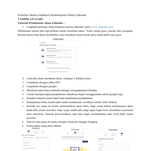 Edmodo manual | PDF