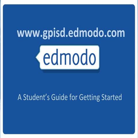 Edmodo Student Training | PPT