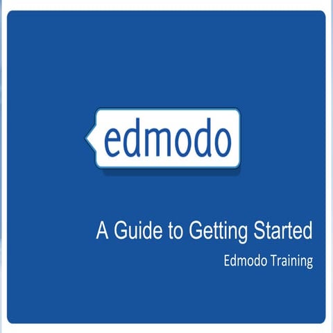 Edmodo training | PPT
