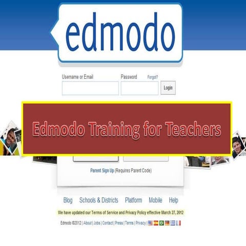 Edmodo training 1 - edmodo introduction | PPT