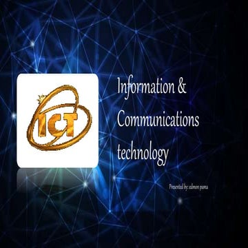Information and Communications Technology | PPT