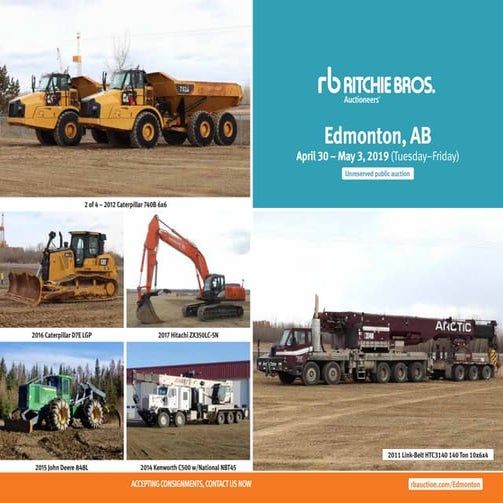 Edmonton April Auction Main Brochure | PPT