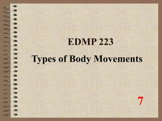 Body movements ppt | PPT