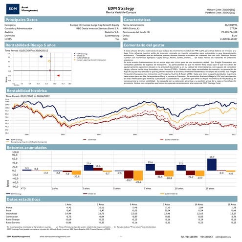 EDM Strategy Factsheet | PDF