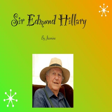 Edmund hillary | KEY