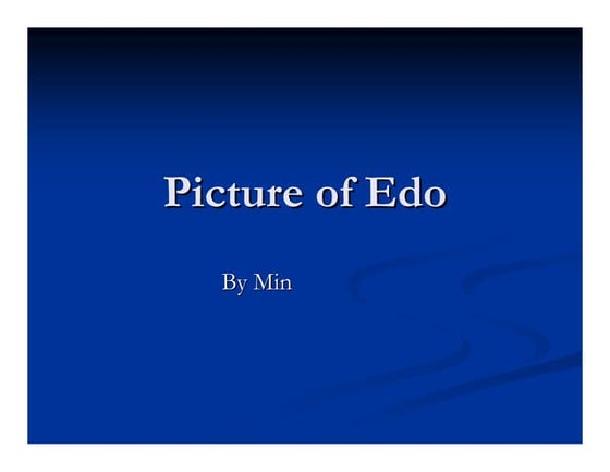 Seasons in Edo | PDF
